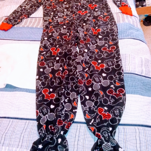 Disney | Other | Adult Disney Mickey Mouse Full Body Pajamas Unisex ...